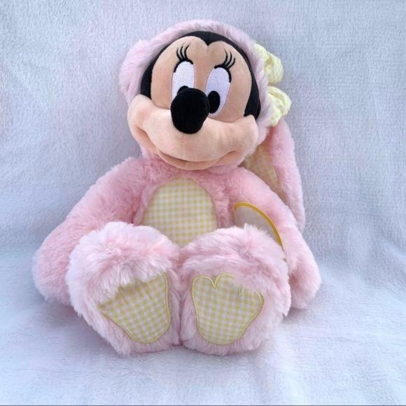 Disney | Toys | Disney Store Easter Minnie Mouse Pink Easter Bunny ...